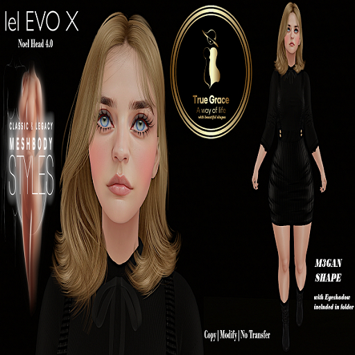 Second Life Marketplace - M3GAN Shape w/eye shadow